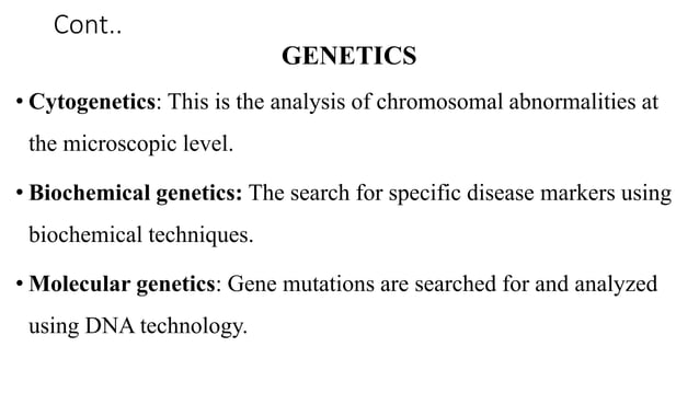 AREAS OF PATHOLOGY OR TYPES OF PATHOLOGY OR.pptx | Diseases and ...