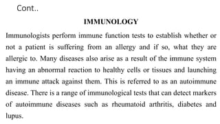 AREAS OF PATHOLOGY OR TYPES OF PATHOLOGY OR.pptx
