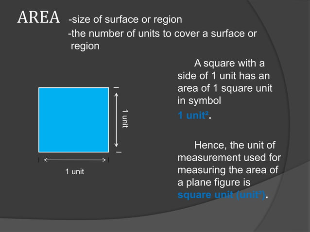 Areas of Plane Figures | PPTX