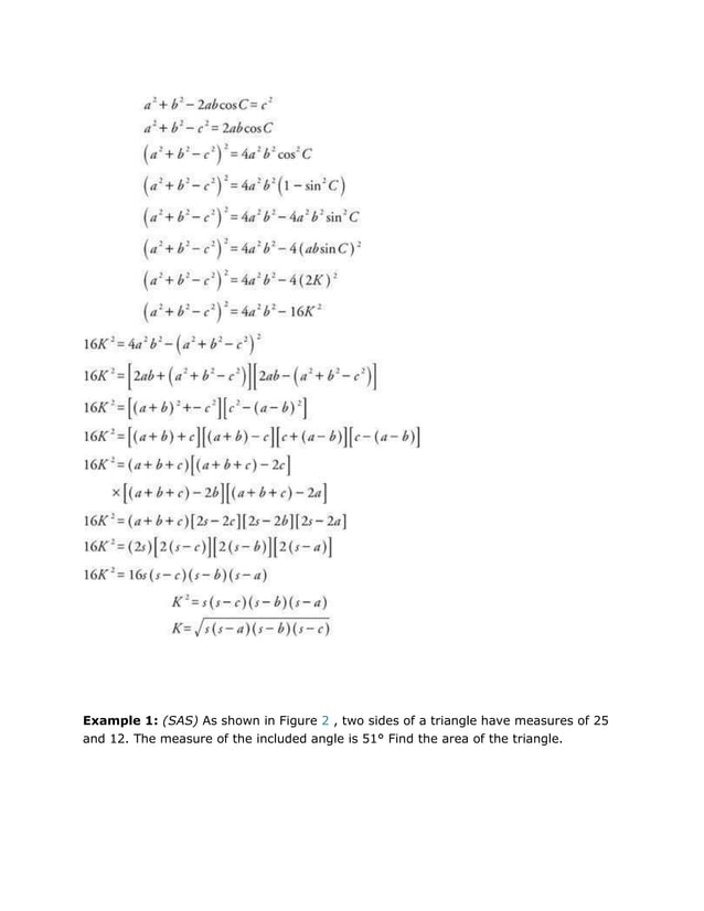 Areas of triangles | DOCX