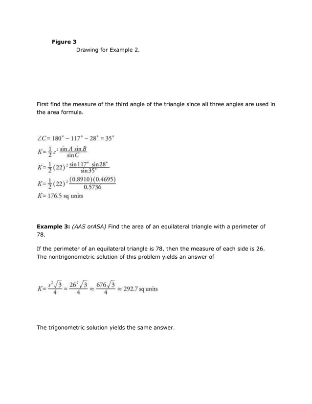 Areas of triangles | DOCX