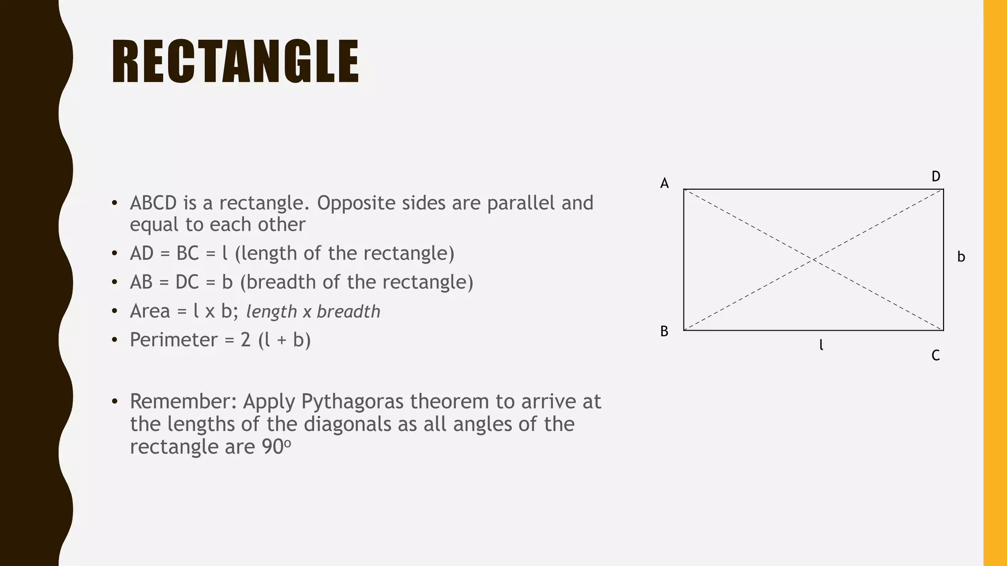 Areas (planes) - Formulas and Short-cuts | PPTX