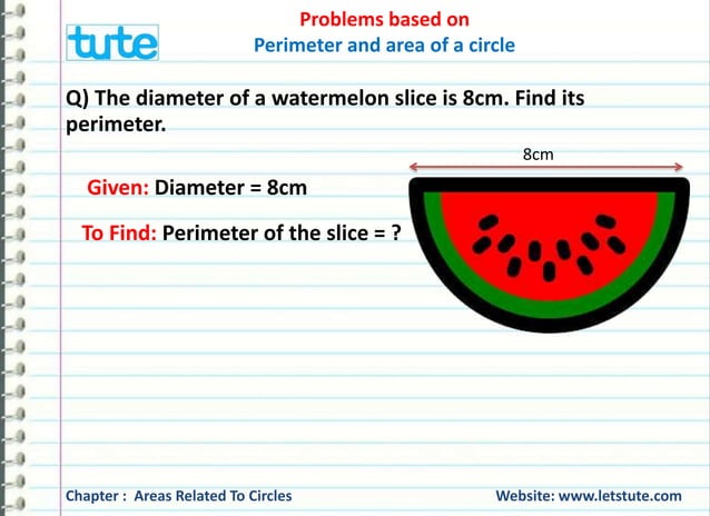 Areas related to circles - Perimeter and area of a circle for class 10 ...