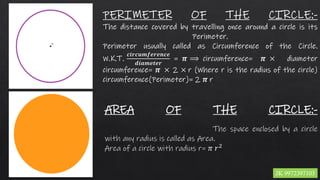 Areas related to circles ppt by jk | PDF