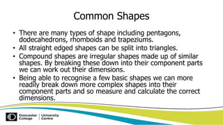 Areas, shapes and perimeters | PPTX