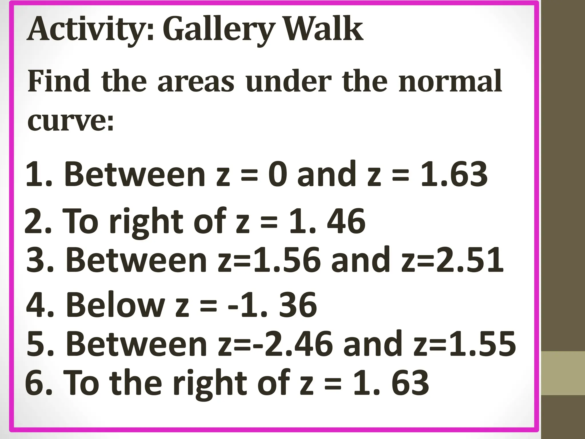 Areas under the normal curve with STpptx | PPTX