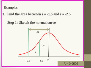 Areas under the normal curve with STpptx | PPTX