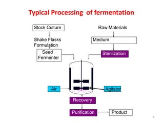 Areation & stirring process during fermentation | PDF