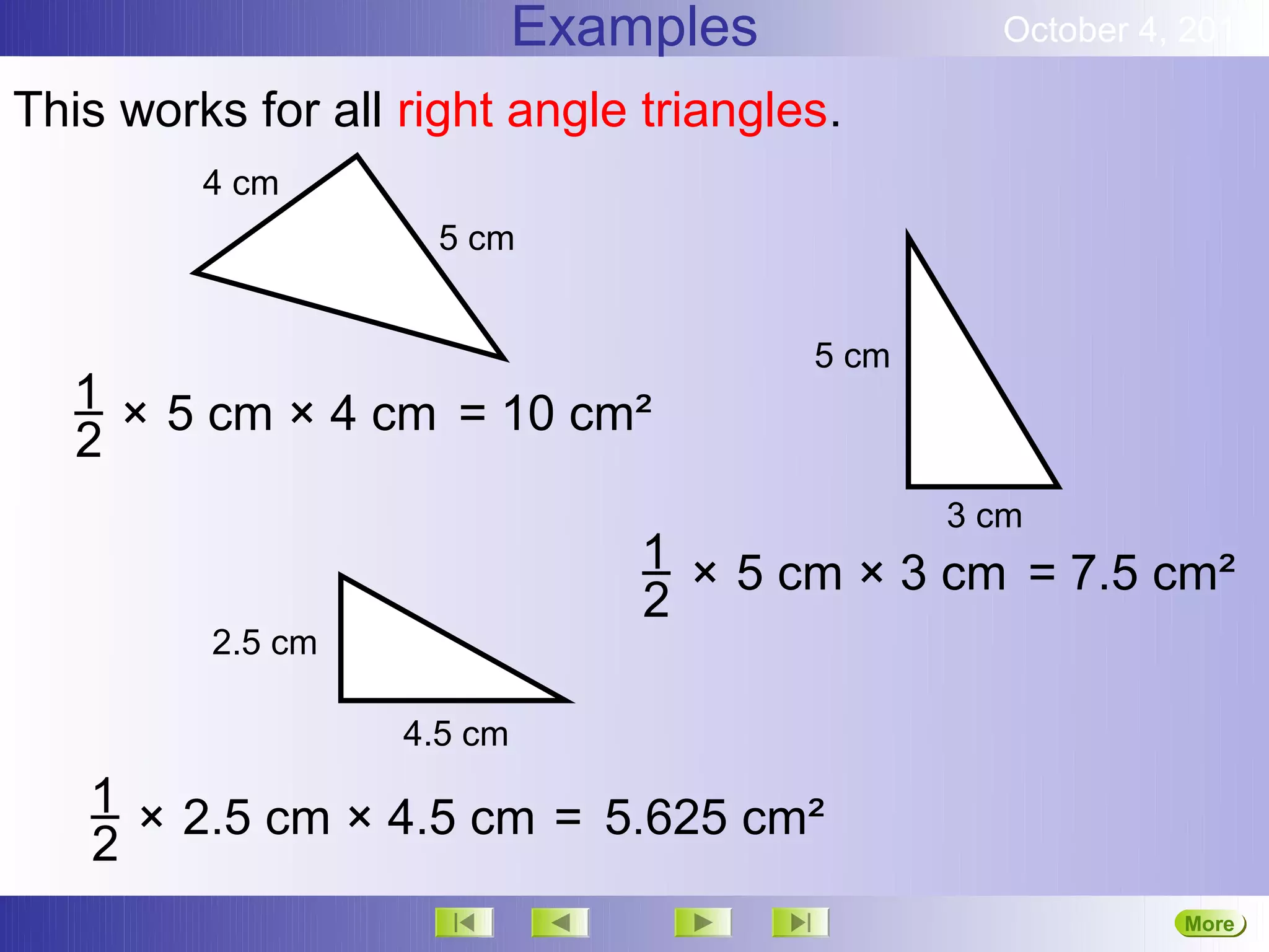 Area triangles | PPT