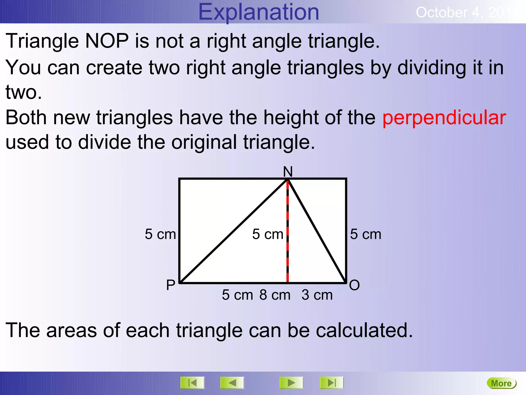 Area triangles | PPT