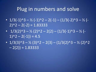 Area Under the Curve | PPTX