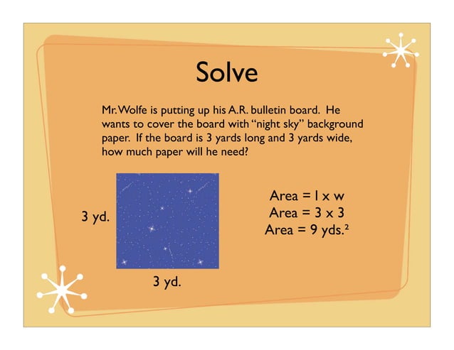 Area word problems | PDF