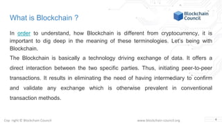 Are blockchain and crypto interchangeable terms | PPT