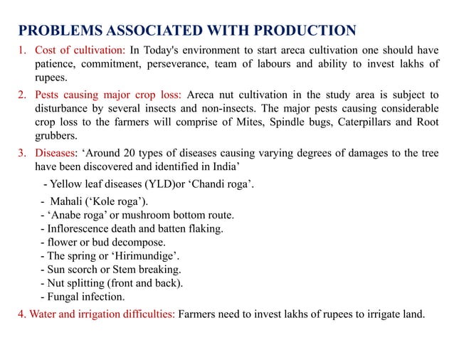 Arecanut Processing.pptx | Agriculture | Industries