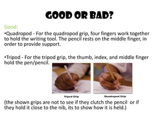 Are children gripping the pencil correctly | PPT