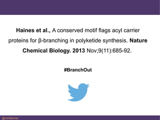 A recognition model of ACP-HCS interaction for programmed beta ...