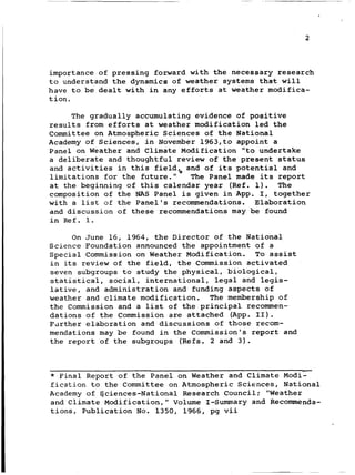 A recommended national program in weather modification | PDF