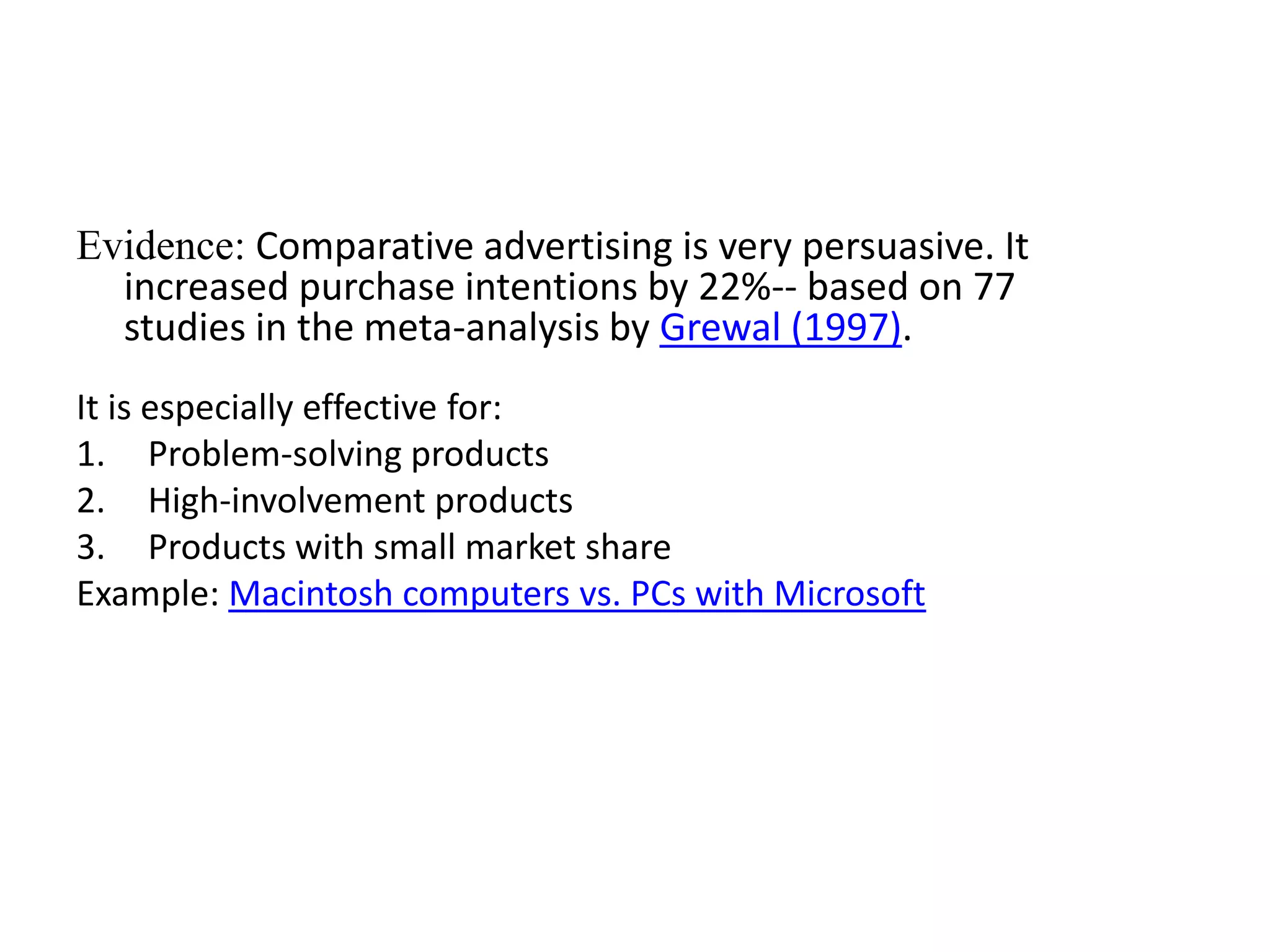 Are comparative ads persuasive | PPTX