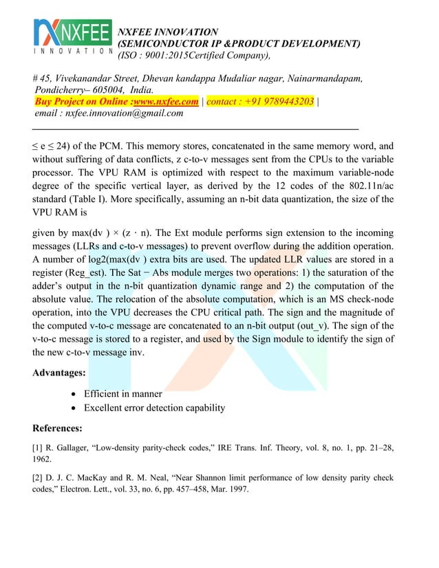 A Reconfigurable Ldpc Decoder Optimized Applications Pdf