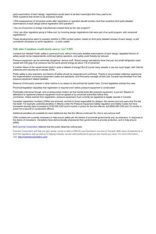 Are crn numbers needed | PDF