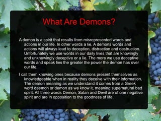 Are demons real powerpoint presentation | ODP | Spirituality | Religion ...