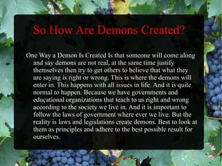 Are demons real powerpoint presentation | ODP | Spirituality | Religion ...