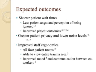 A redesign and expansion of a university emergency department | PPT