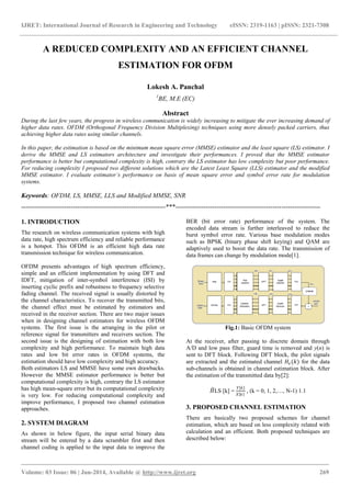 A reduced complexity and an efficient channel | PDF