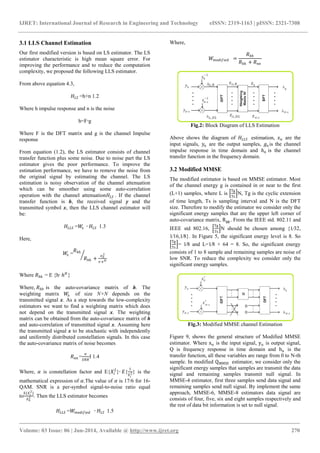 A reduced complexity and an efficient channel | PDF