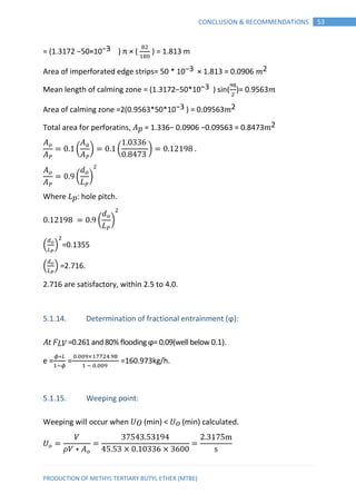 PRODUCTION OF METHYL TERTIARY BUTYL ETHER (MTBE) | PDF