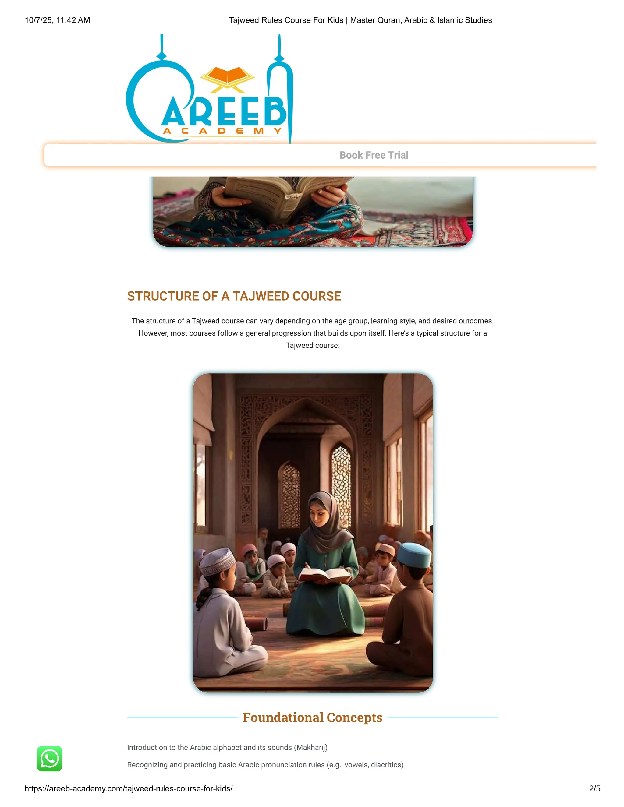 Areeb Academy - Tajweed Rules Course For Kids.pdf