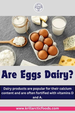 What are the main differences between eggs and dairy products? | PDF | Free Download