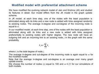 Areejit Samal Preferential Attachment in Catalytic Model | PPT