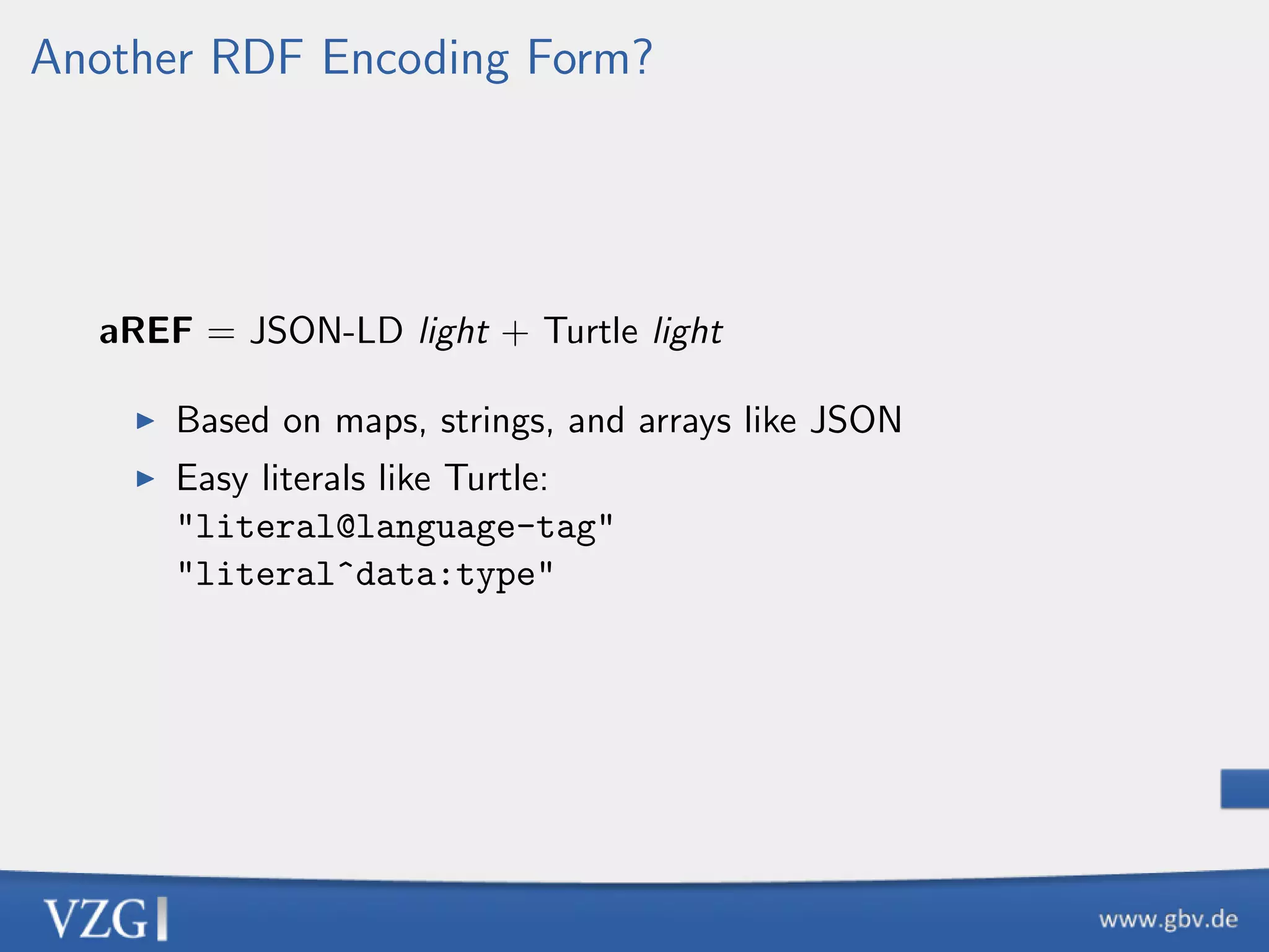 Another RDF Encoding Form | PPT