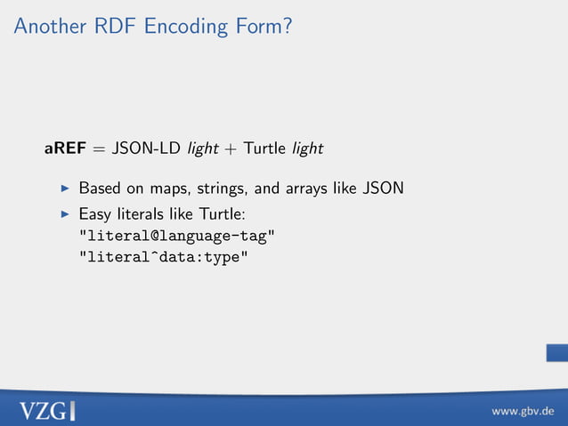 Another Rdf Encoding Form Ppt