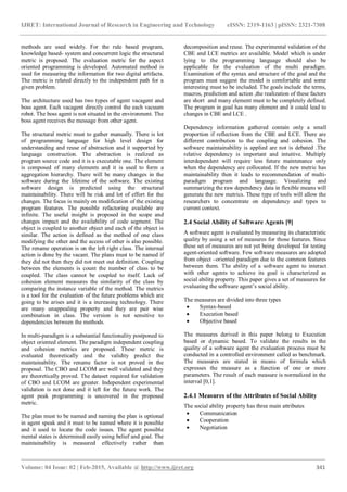 A refined metric suite for a multi agent system | PDF | Computer ...