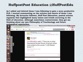 Chloe Argent's PLN Reflection | PPTX | Social Networking | Internet