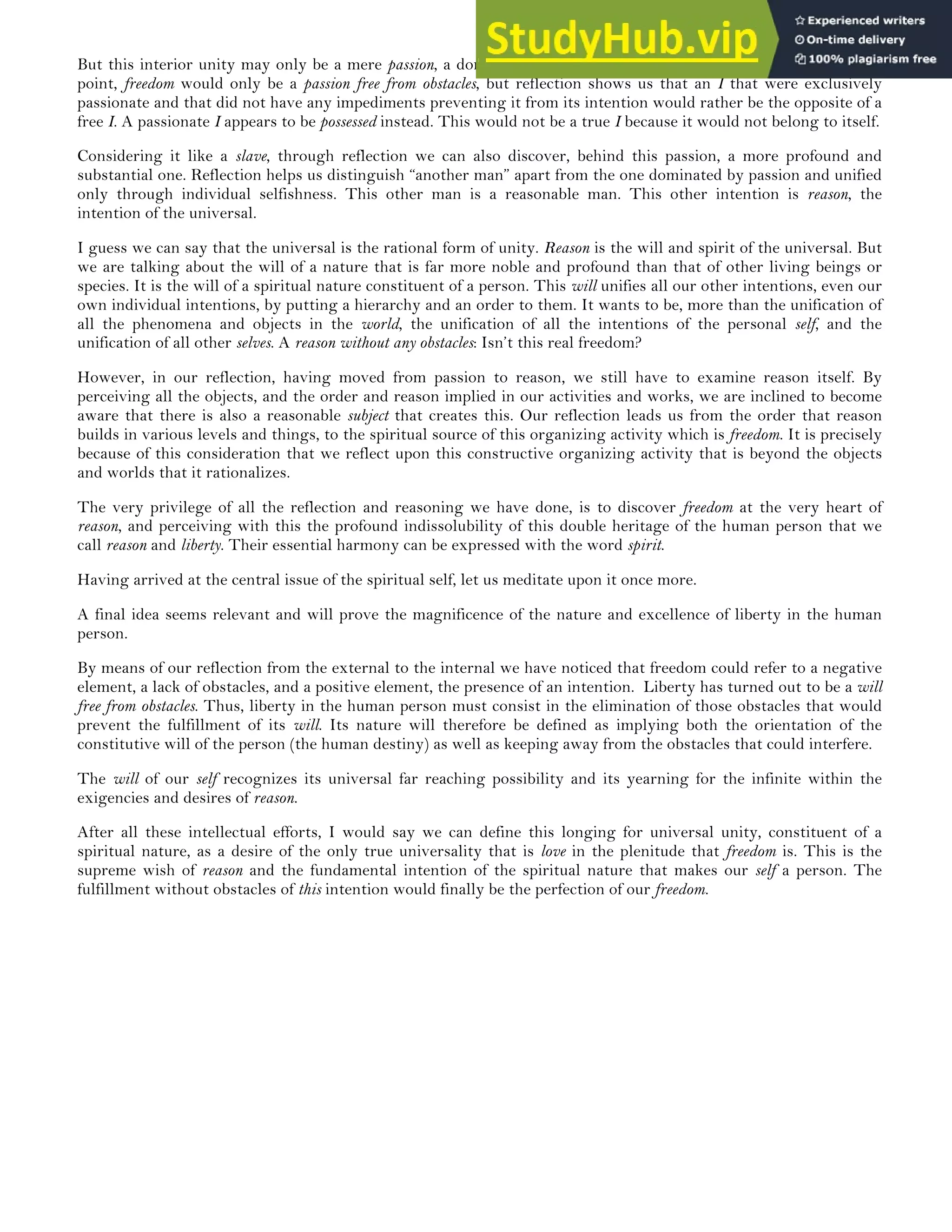 A Reflection On Liberty | PDF