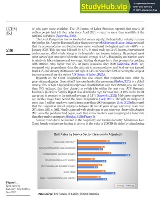 A Reflection On The Great Resignation In The Hospitality And Tourism ...