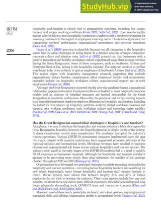 A Reflection On The Great Resignation In The Hospitality And Tourism ...