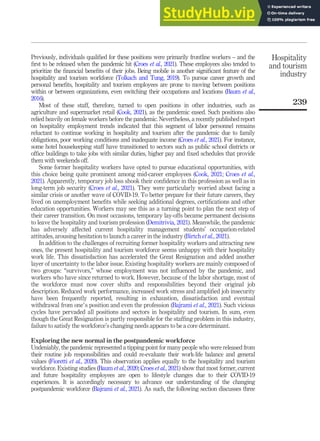 A Reflection On The Great Resignation In The Hospitality And Tourism ...