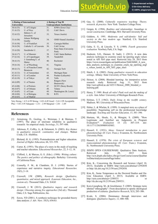 A Reflection On The Research Method And Exemplary | PDF