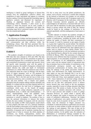 A Reflection On The Research Method And Exemplary | PDF