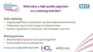 A refreshing, modern approach to rostering | PPT