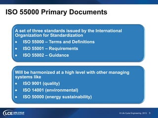 ISO 55000 Overview | PPT
