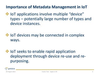 A registry platform for iot in oil and gas | PDF | Internet of Things ...