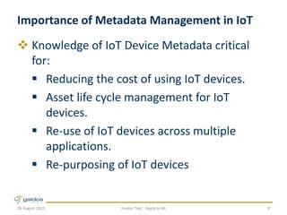 A registry platform for iot in oil and gas | PDF | Internet of Things ...