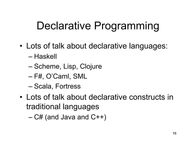 Are High Level Programming Languages for Multicore and Safety Critical Converging? af Bent ...