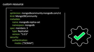 Mastering MongoDB on Kubernetes, the power of operators | PPT