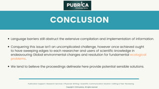 Are languages still a major barrier to global science: Scientific paper ...